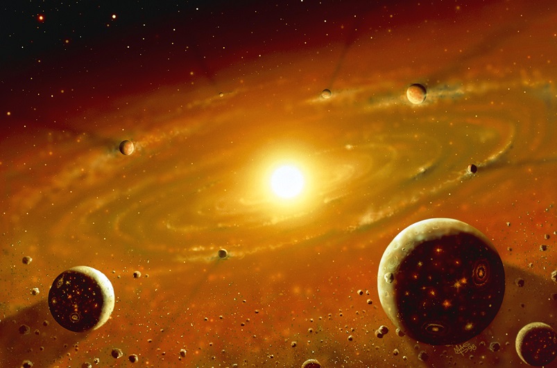 The chaotic early Solar System: when giant planets went berserk – Earth ...